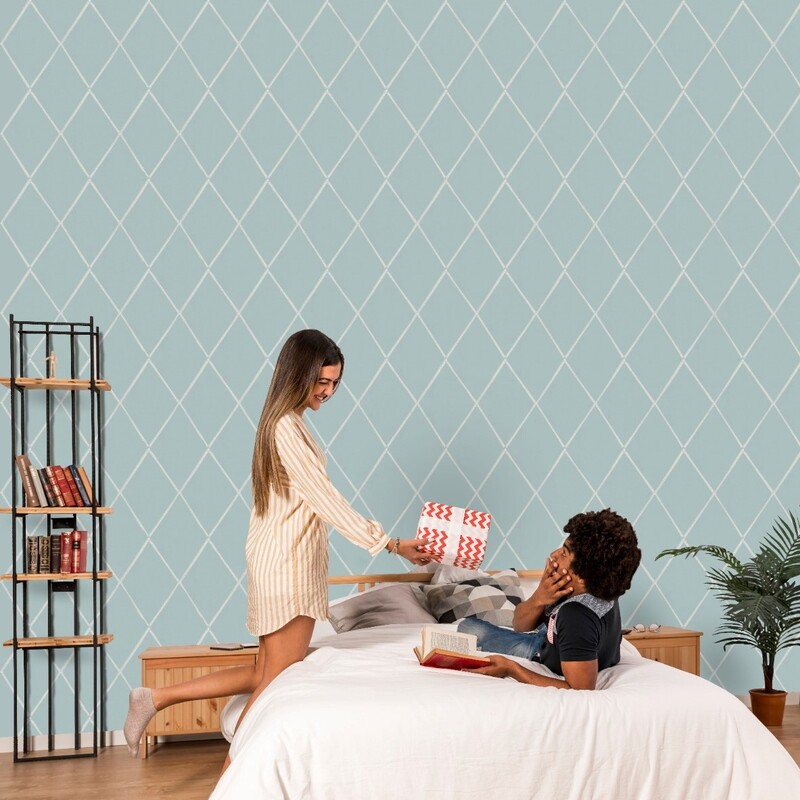 Papel Tapiz Rombos12939 - DecoTapiz